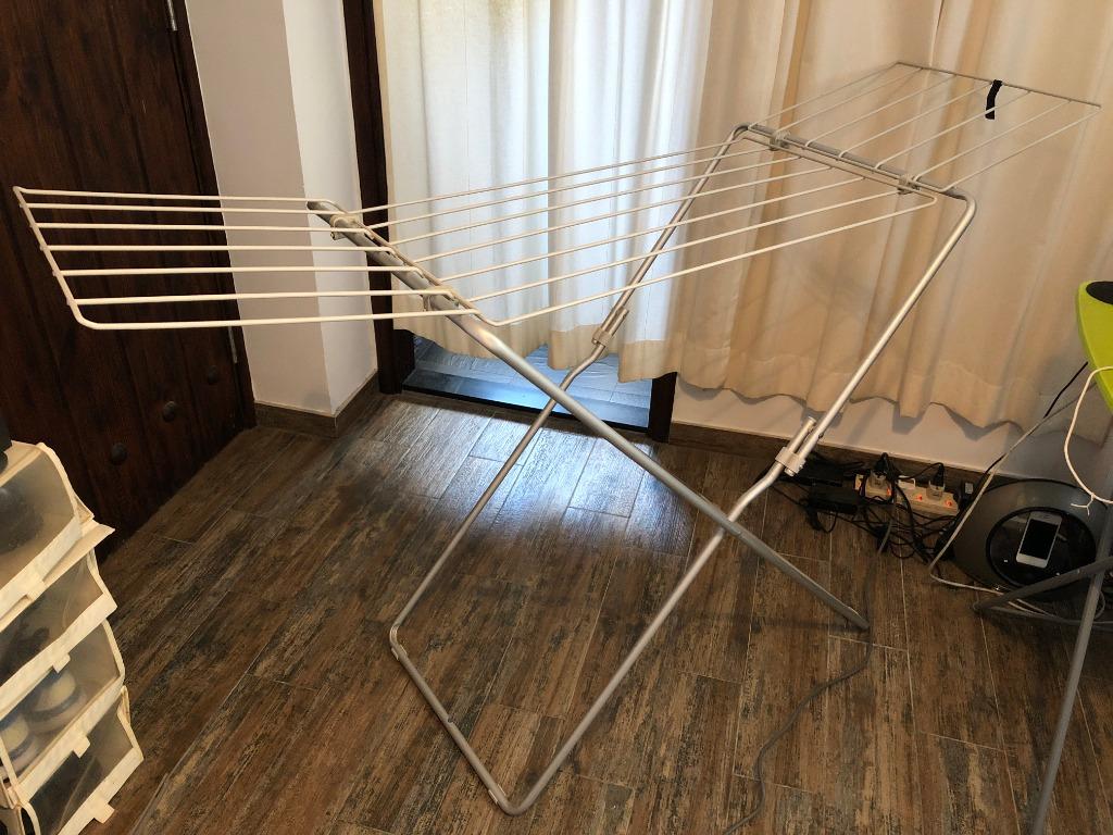 絕版無印良品鋁製 晾衣架 曬衣架 MUJI foldable aluminum drying rack, 傢俬＆家居, 其他, 晾衣架 ...