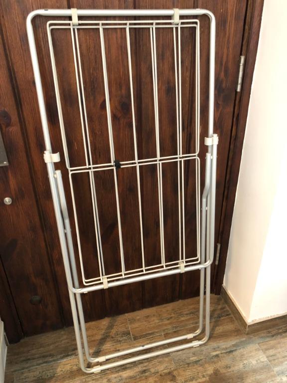 絕版無印良品鋁製 晾衣架 曬衣架 MUJI foldable aluminum drying rack, 傢俬＆家居, 其他, 晾衣架 ...