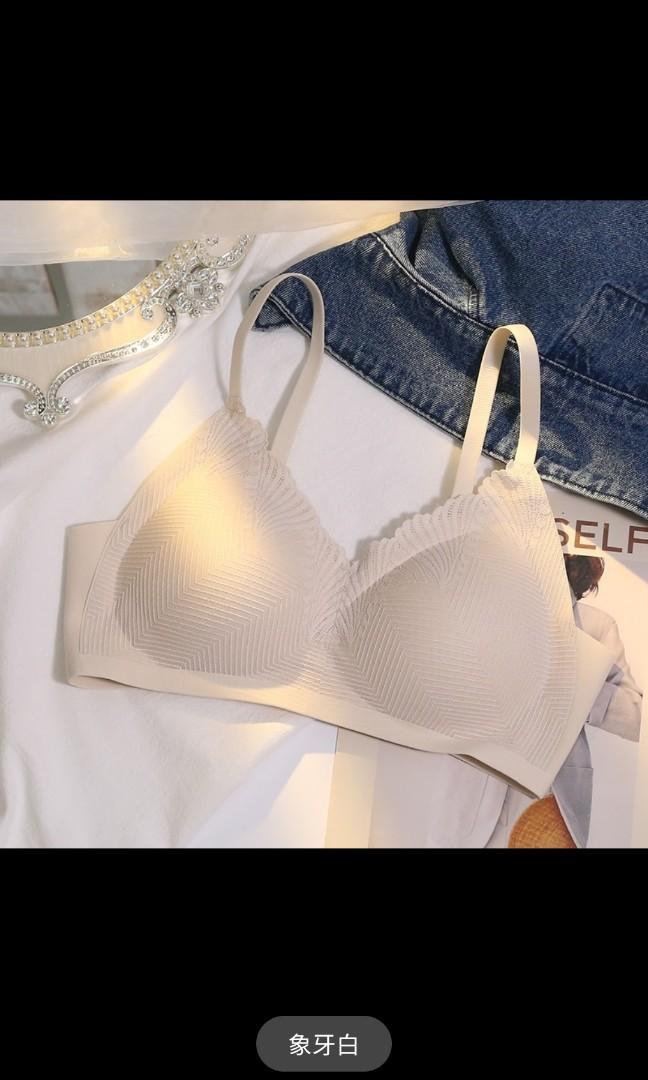 古妃 Lacey Wireless Latex Bra - XL 36/80 ABC, Women's Fashion, New ...