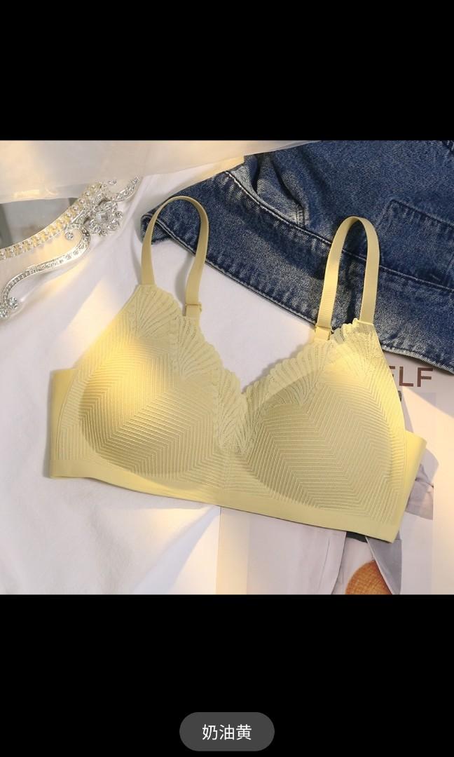 古妃 Lacey Wireless Latex Bra - XL 36/80 ABC, Women's Fashion, New ...