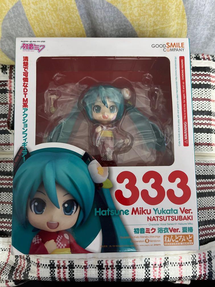 全新 Nendoroid 333 土偶 初音ミク 浴衣 Ver. 夏椿, 興趣及遊戲, 玩具 & 遊戲類 - Carousell