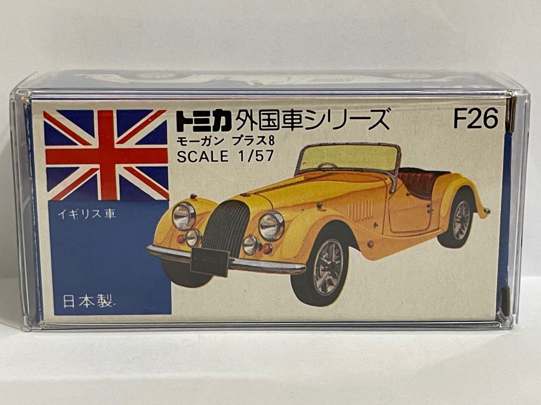 絕版 Takara Tomy Tomica 藍盒 F26 Morgan Plus 8 車仔 (Made In Japan 日本製), 興趣及 ...