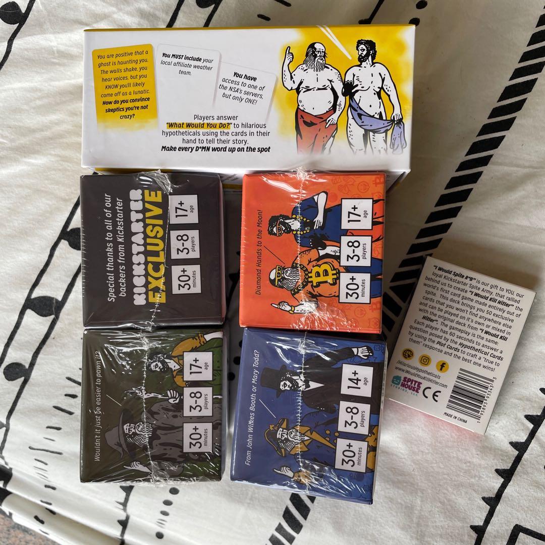 (ALL Expans.) I Would Kill Hitler - Party Card Game, 興趣及遊戲, 玩具 & 遊戲類 ...