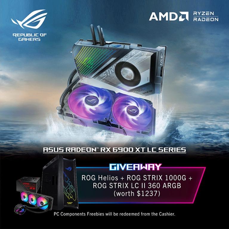 ASUS ROG Strix LC RX 6900 XT ( 6900XT 6800XT 6800 6700XT 6600XT 6600 ...