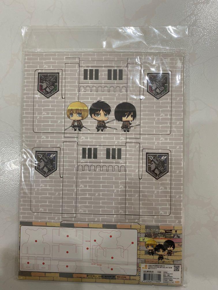 Attack On Titan Shingeki No Kyojin Erectable Cardboard City Walls ...
