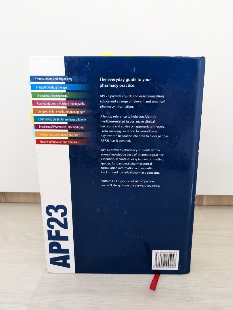 Australian Pharmaceutical Formulary and Handbook 23 (APF23), Hobbies ...