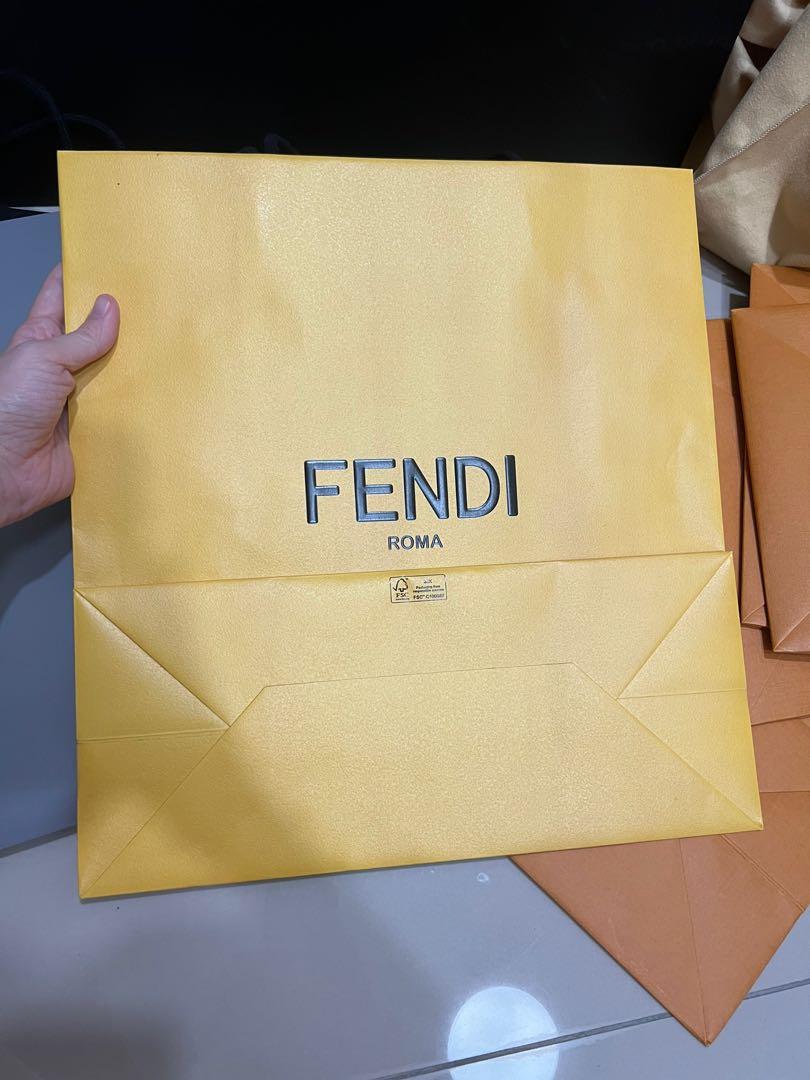 Fendi - Authentic Paper Bag, Luxury, Bags & Wallets on Carousell