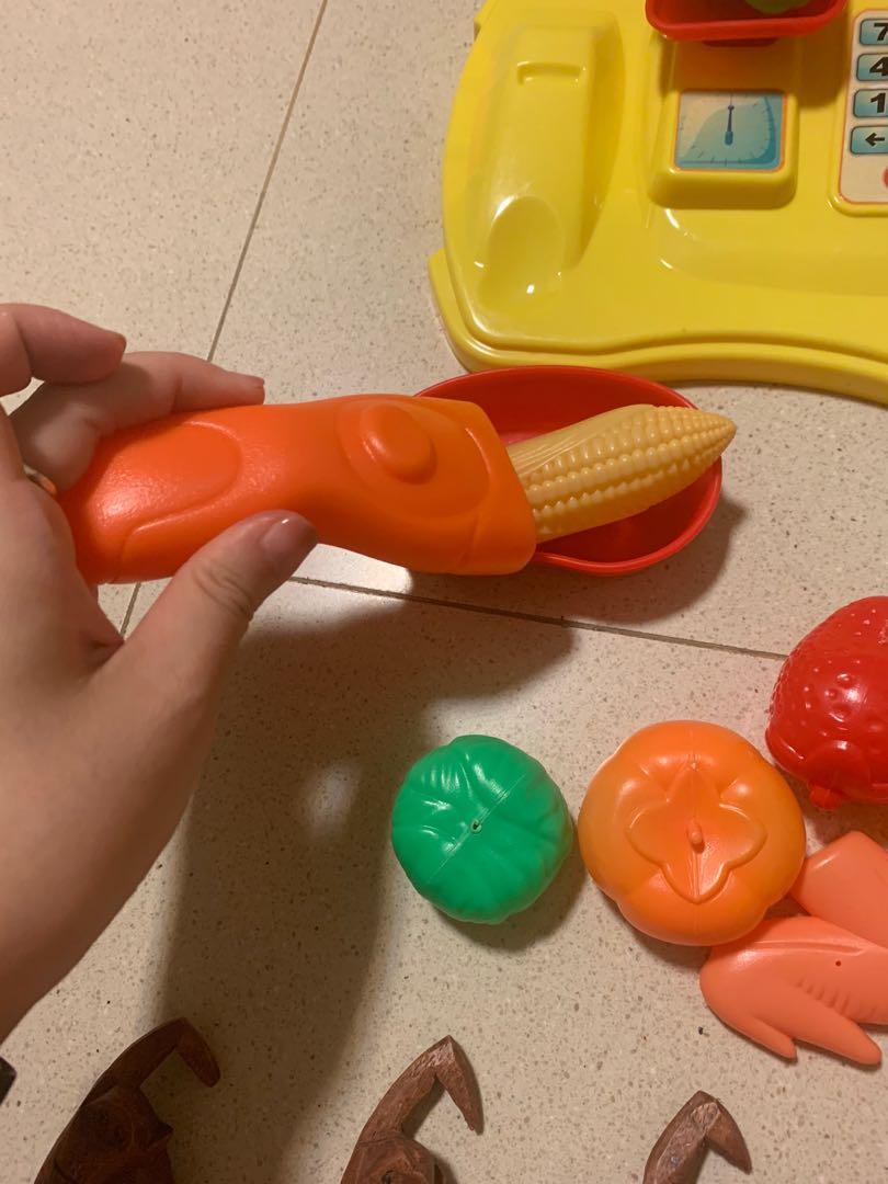 Baby Toys supermarket kitchen wooden monkeys, Babies & Kids, Infant ...