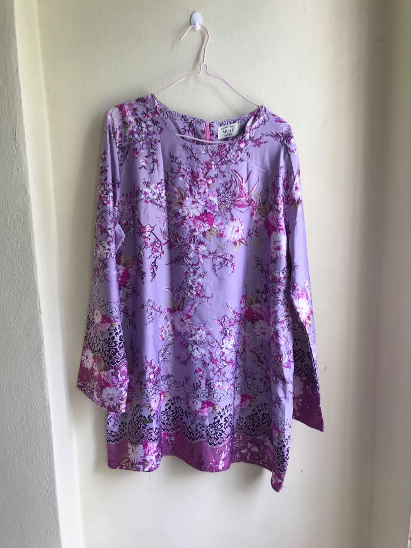 Baju Kurung MUAZ xl, Women's Fashion, Muslimah Fashion, Baju Kurung ...