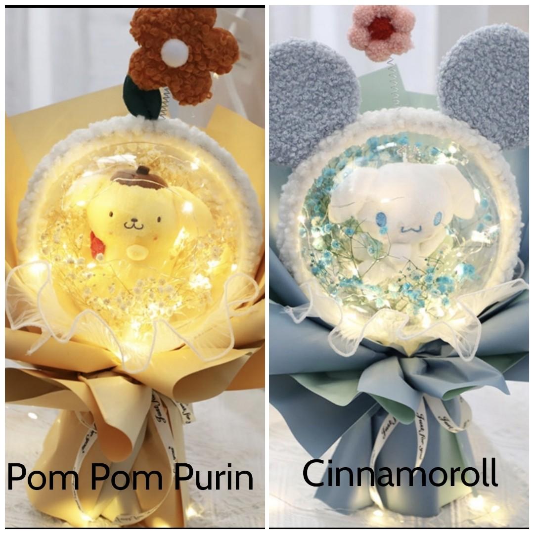 Balloon Flower Bouquet : Hello Kitty / Melody / Cinnamoroll / Pom Pom ...