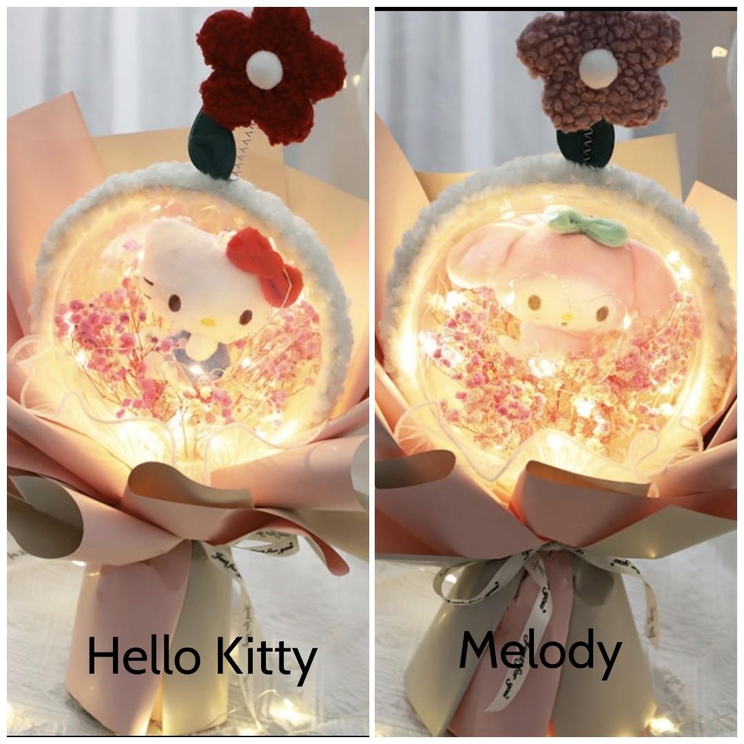 Balloon Flower Bouquet : Hello Kitty / Melody / Cinnamoroll / Pom Pom ...