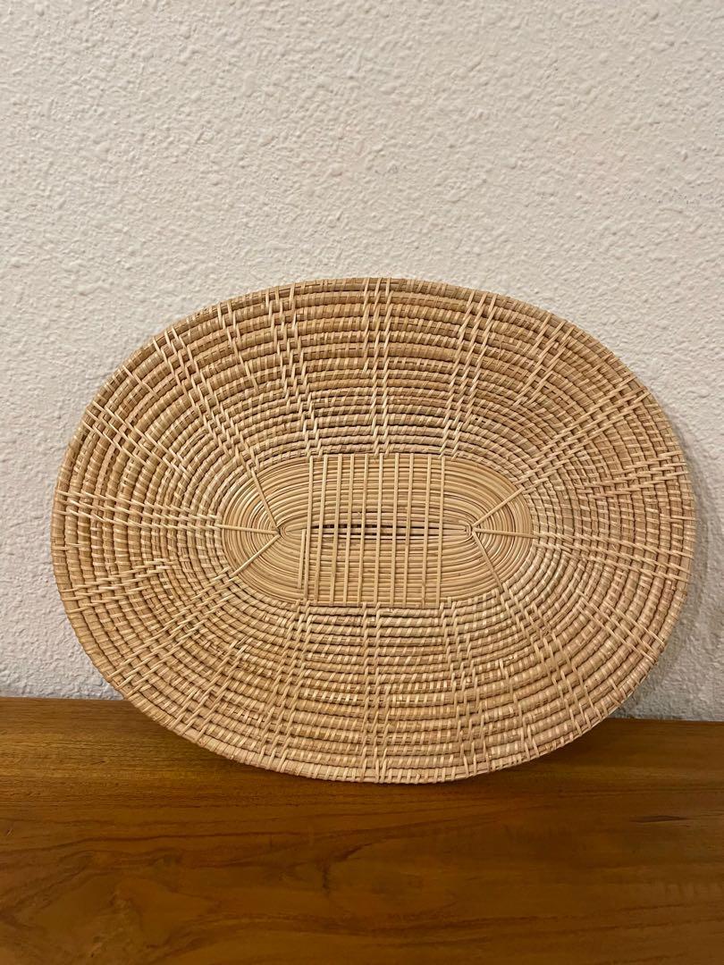Bamboo woven plate mat, Furniture & Home Living, Home Decor, Other Home ...