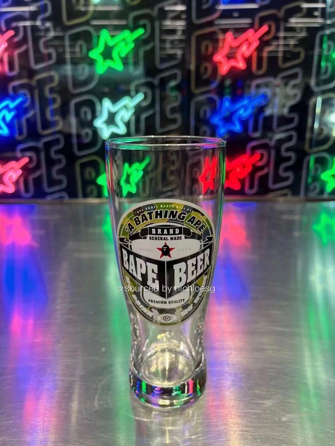BAPE BEER GLASS, Furniture & Home Living, Furniture, Other Home ...