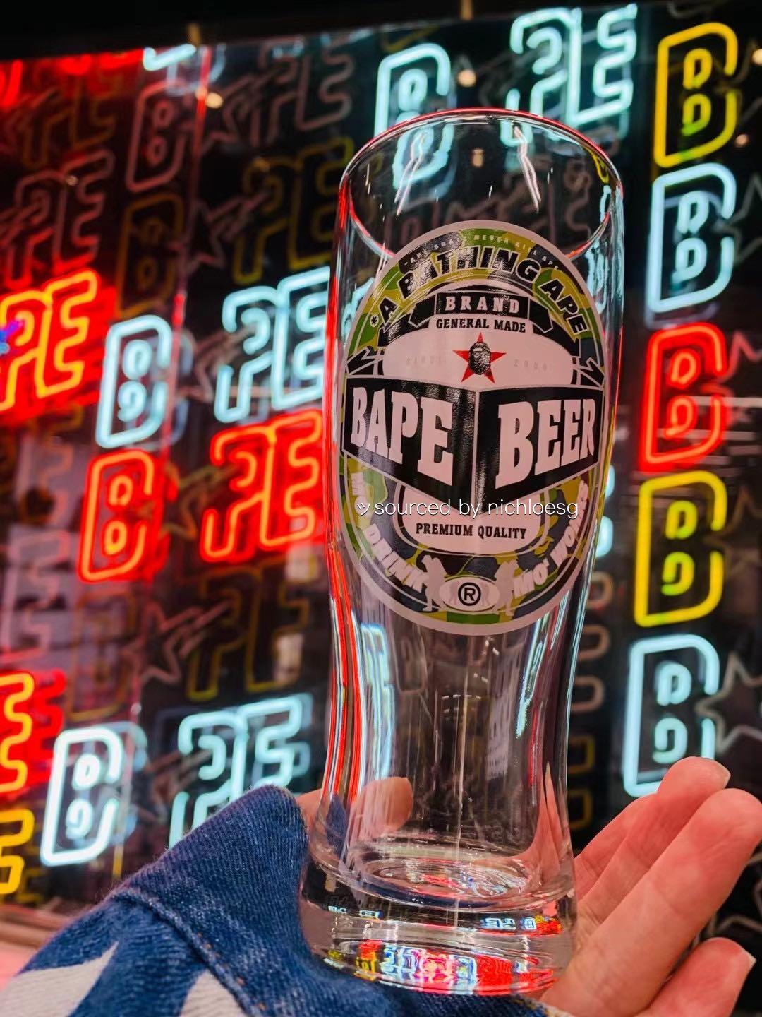 BAPE BEER GLASS, Furniture & Home Living, Furniture, Other Home ...