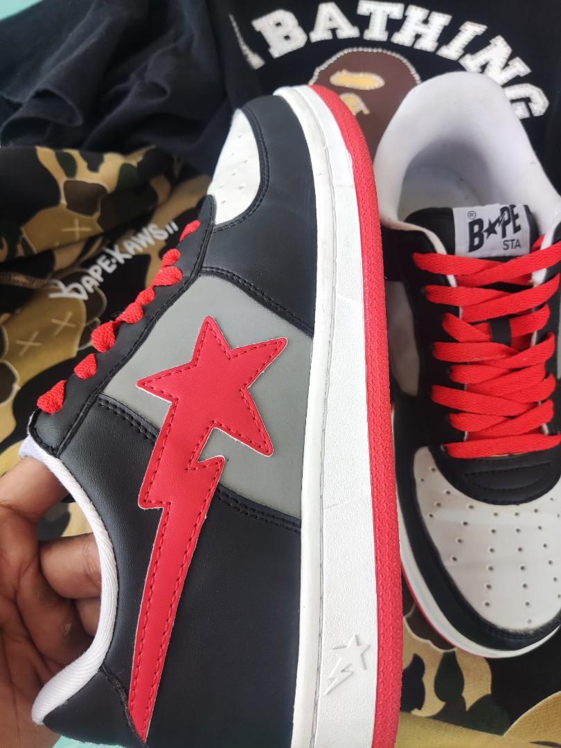 Bape sta skate low, Women's Fashion, Footwear, Sneakers on Carousell