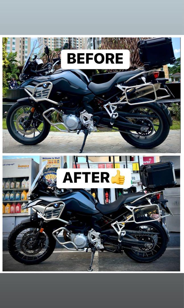 Bmw f750GS wired wheels rayos tubeless, Motorbikes, Motorbike Parts ...