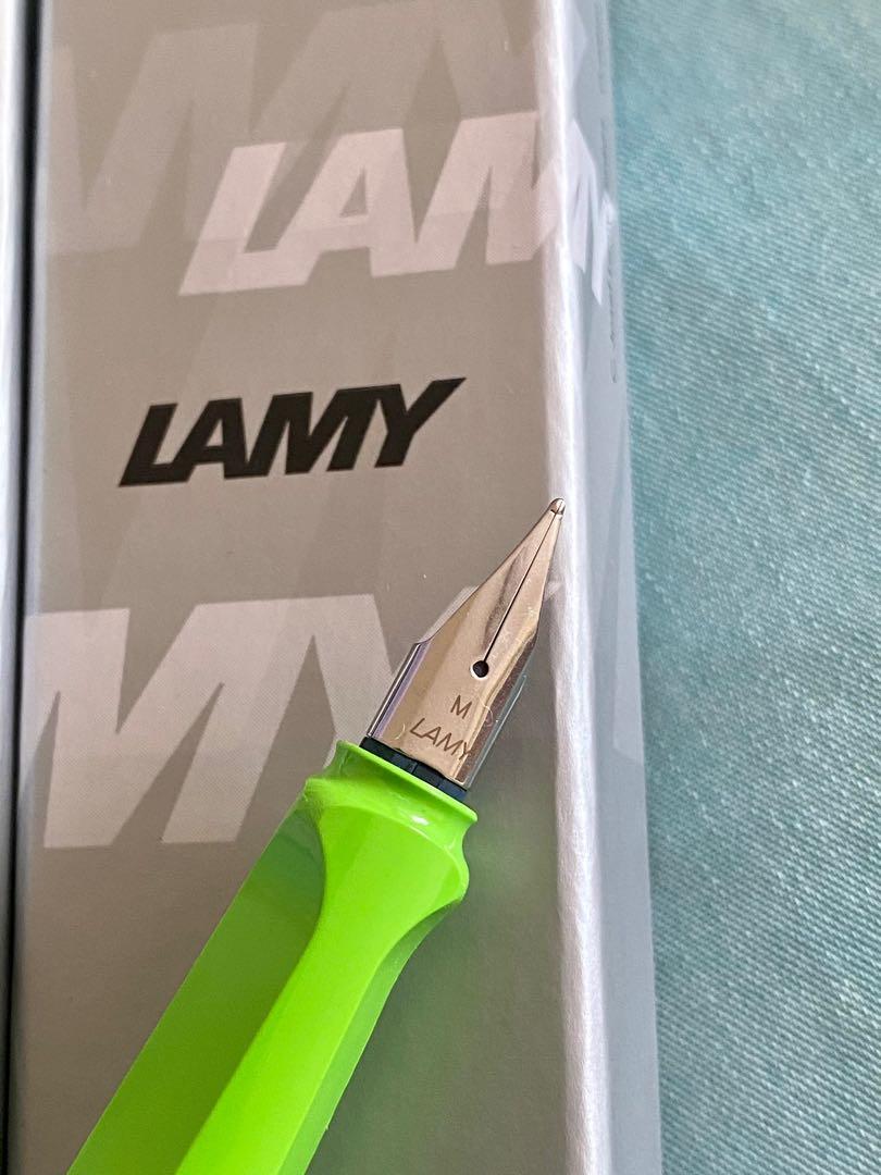 BNIB Green Lamy safari medium nib fountain pen, Hobbies & Toys ...