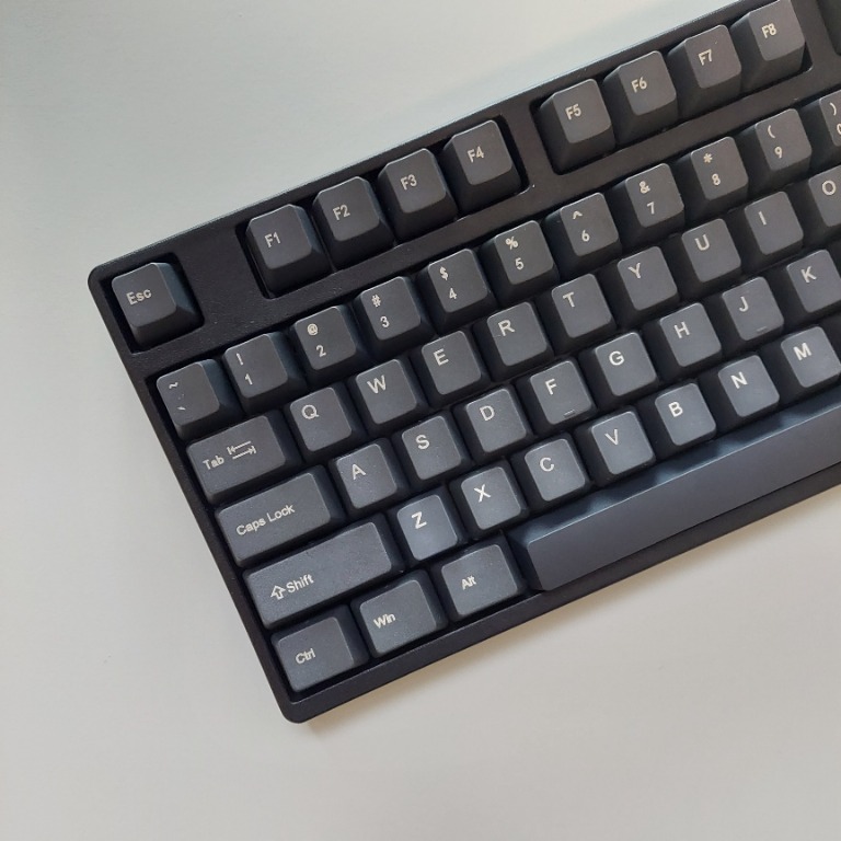 TKL Budget Custom Wireless Mechanical Keyboard White on Black ...