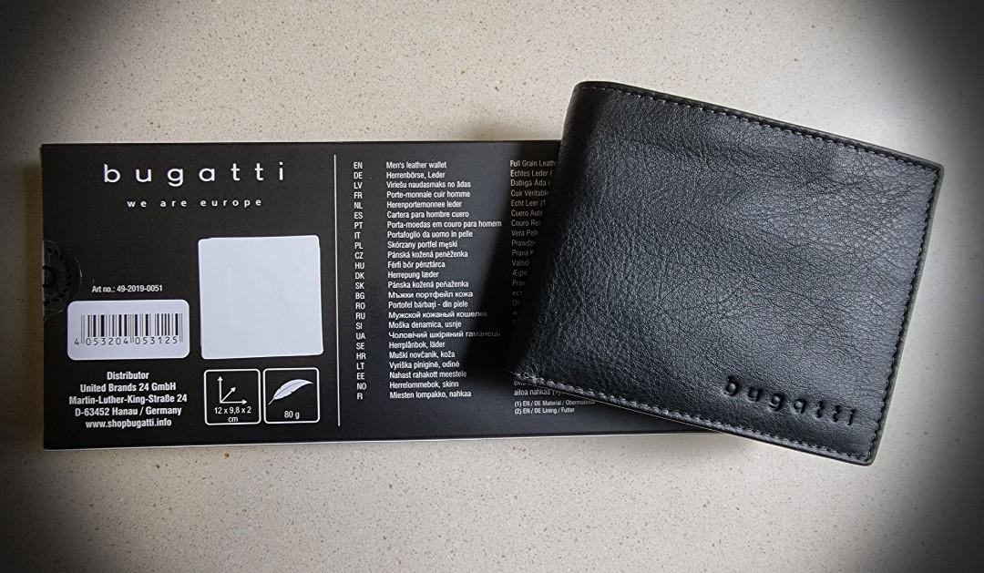 Bugatti Genuine Leather Wallet, Men's Fashion, Watches & Accessories ...