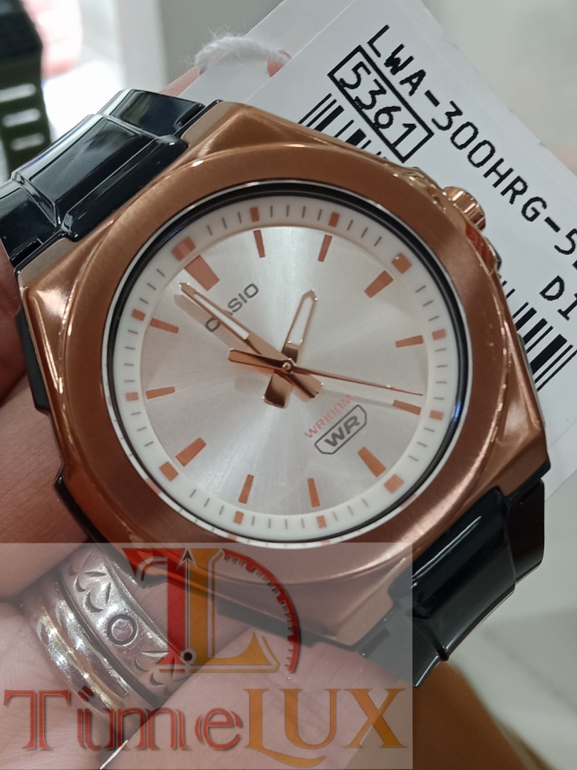 Casio Ladies Rubber Watch LWA-300HRG-5E, Women's Fashion, Watches ...