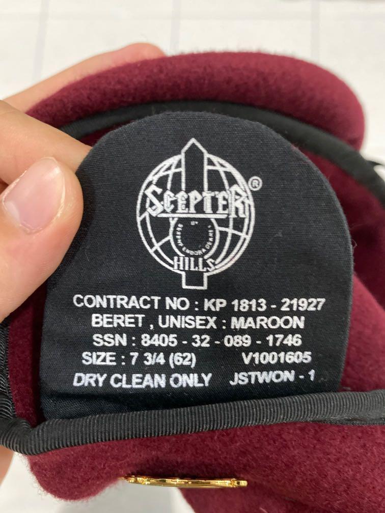 Commando Red Beret Size 7 3/4, Men's Fashion, Watches & Accessories ...