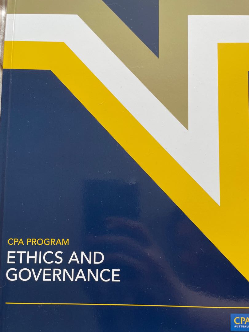 CPA Australia Ethics and governance (EG) textbook 3rd edition, 興趣及遊戲 ...