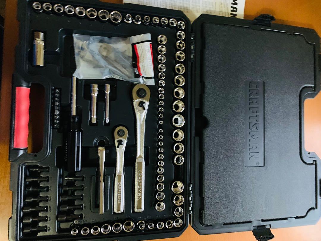 Craftsman socket set, Commercial & Industrial, Construction Tools ...