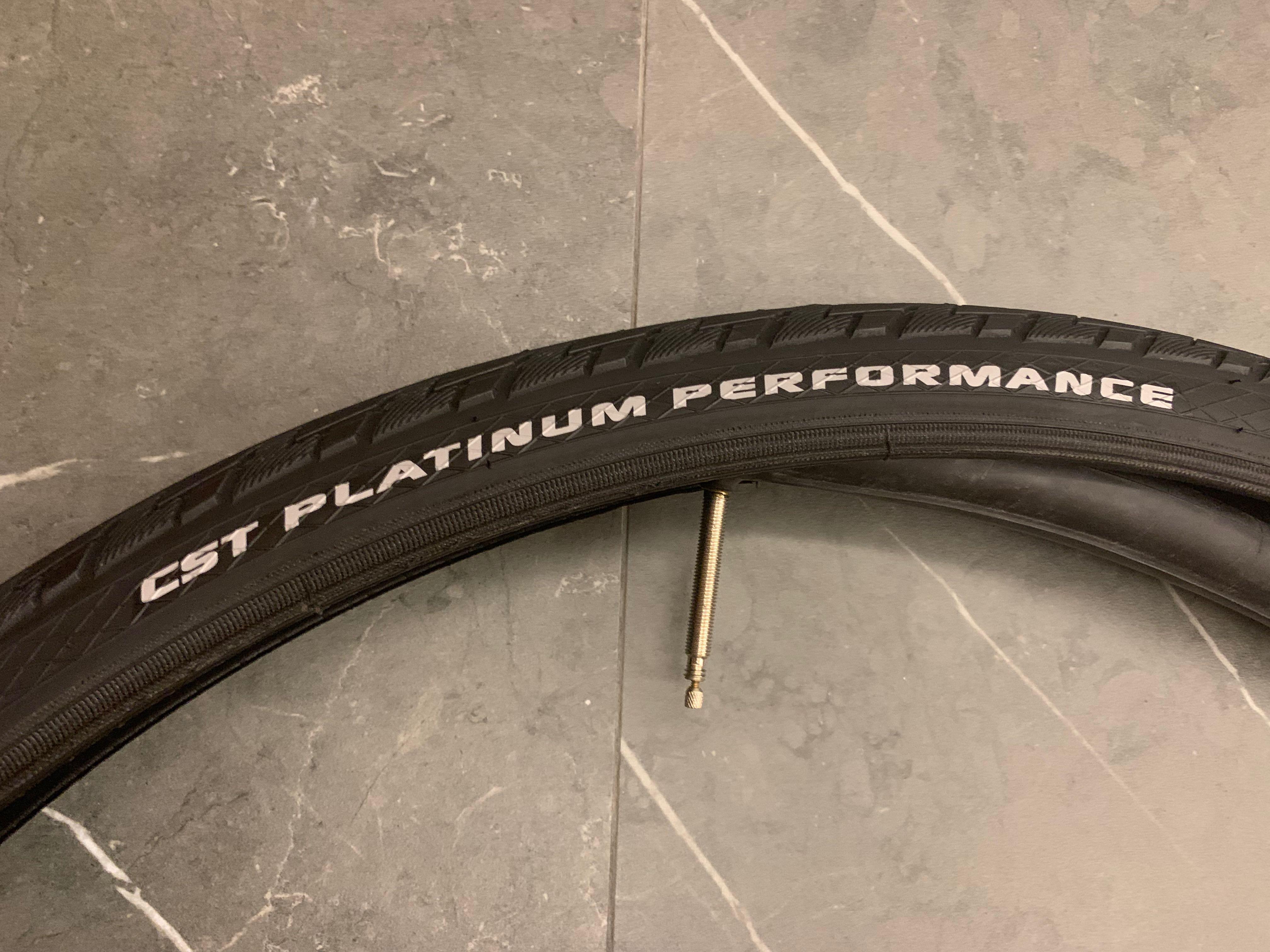 CST Platinum Performance (700 x 35mm) Tires with inner tubes, Sports ...