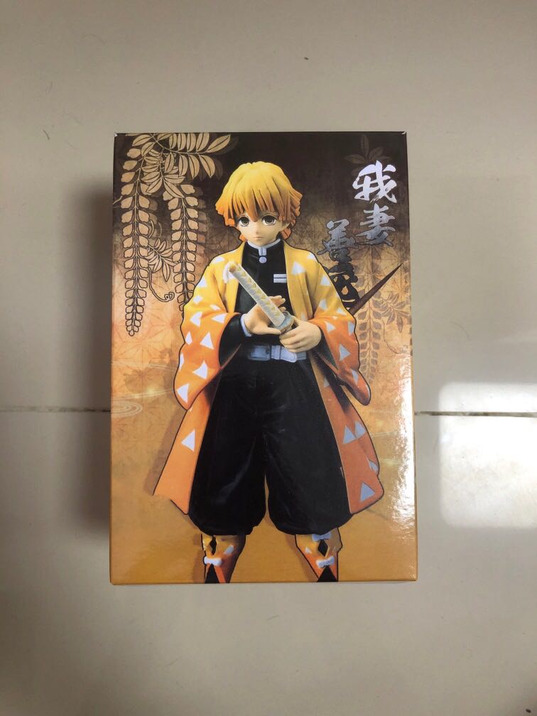 Demon slayer Kimetsu No Yaiba Zenitsu figure, Hobbies & Toys, Toys ...