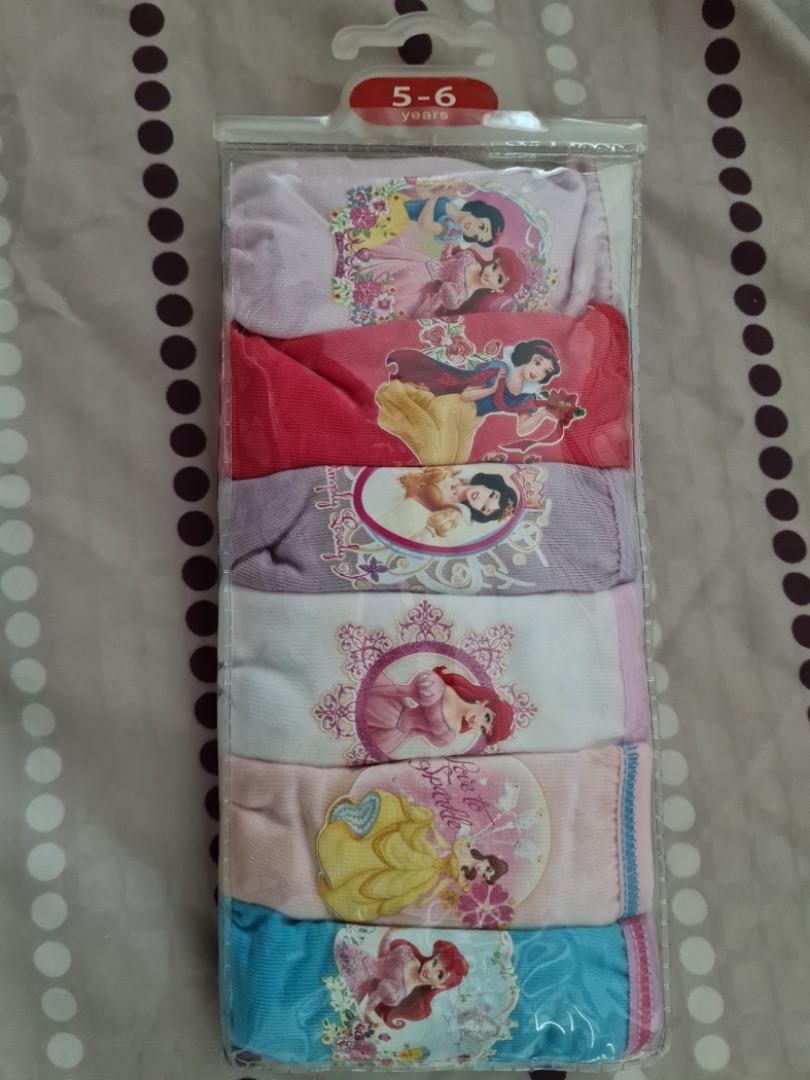 Disney Princess Underwear 5 Pieces Pack, Babies & Kids, Babies & Kids ...