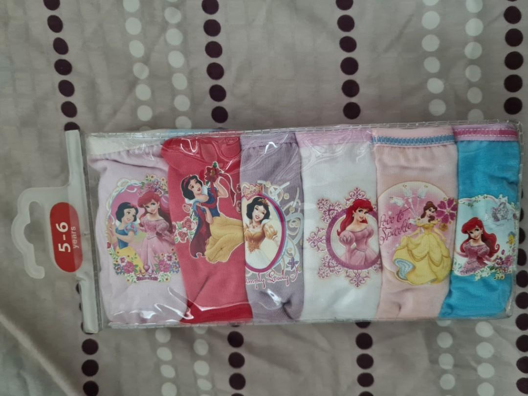 Disney Princess Underwear 5 Pieces Pack, Babies & Kids, Babies & Kids ...