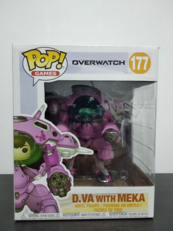 DVA with Meka (Pink) - Funko Pop Overwatch 177, Hobbies & Toys, Toys ...