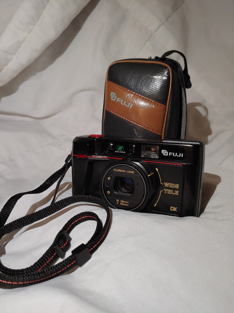 Fuji TW-300 Film Camera with Case, Photography, Cameras on Carousell
