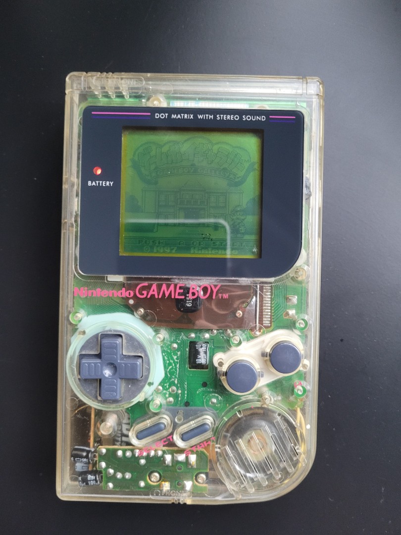 Gameboy DMG Clear Nintendo Game Boy, Video Gaming, Video Game Consoles ...