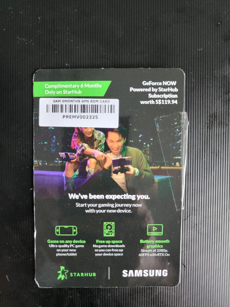 Geforce Starhub gaming voucher, Video Gaming, Gaming Accessories, In ...