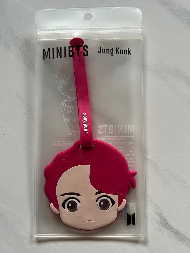 House Of BTS Jungkook Luggage tag, Hobbies & Toys, Memorabilia ...