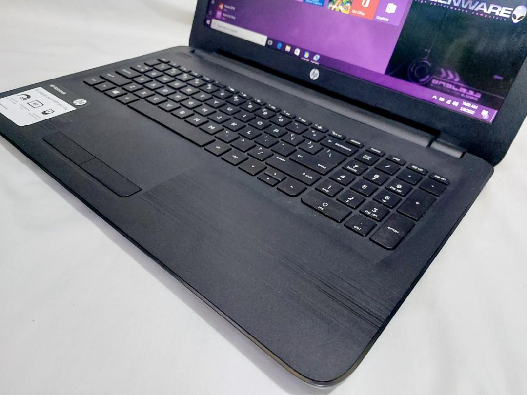 HP 15 Matte Black AMD E2-7110 APU with Radeon R2 Graphics 8th Gen ...