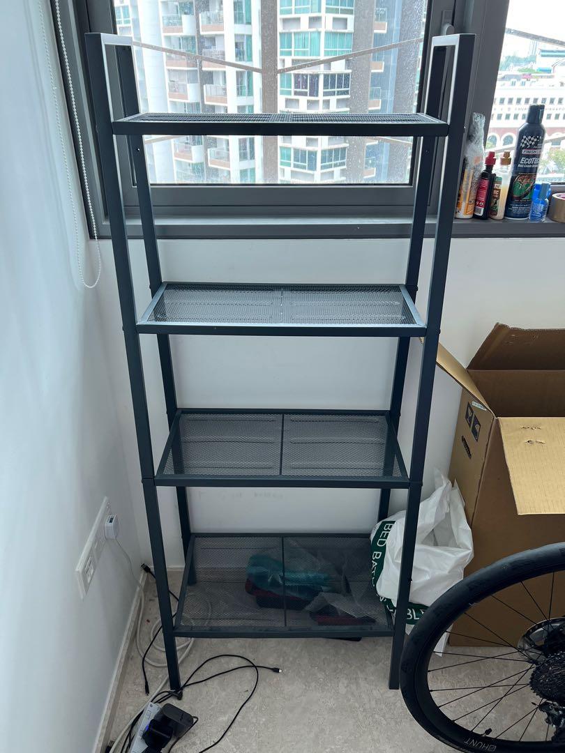 Ikea Lerberg Metal Shelf, Furniture & Home Living, Furniture, Shelves ...