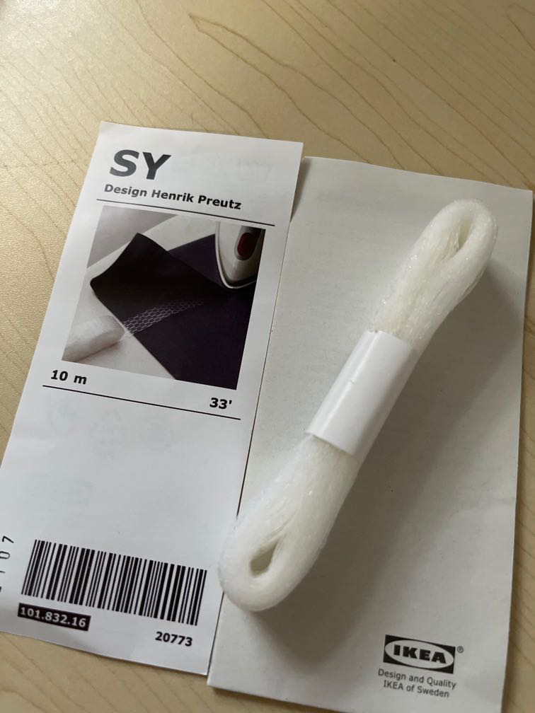 IKEA SY Iron-on Hemming Strip, Furniture & Home Living, Home Decor ...