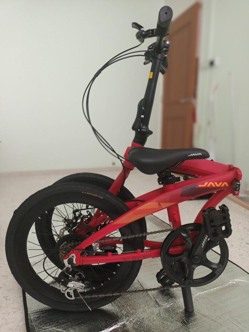 JAVA Zelo V2 Foldable Bike 20 Inch, Sports Equipment, Bicycles & Parts ...