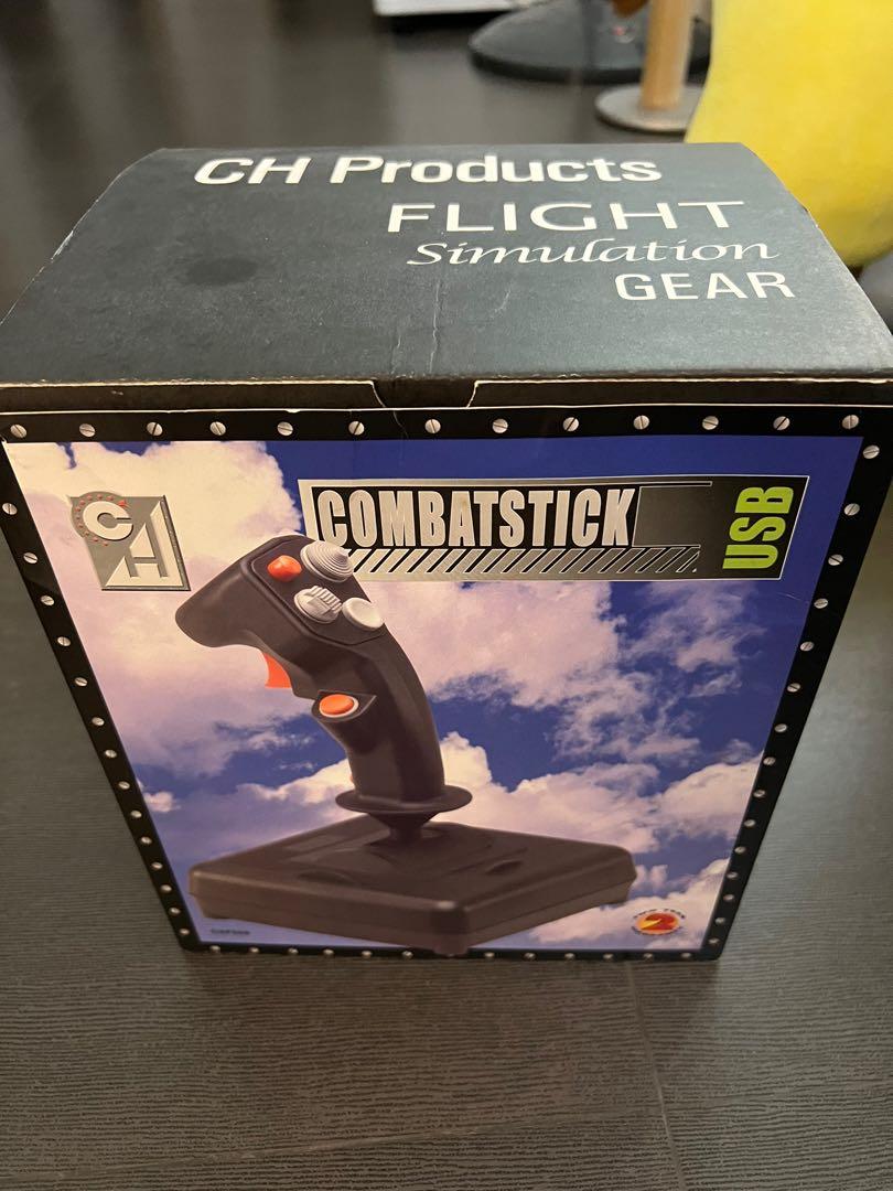 Joystick flight simulation gear combatstick, Video Gaming, Gaming ...