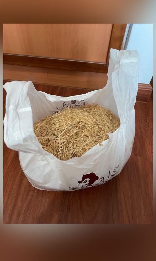 Jute / Packing material / box filler / shredded crinkle paper / nest ...