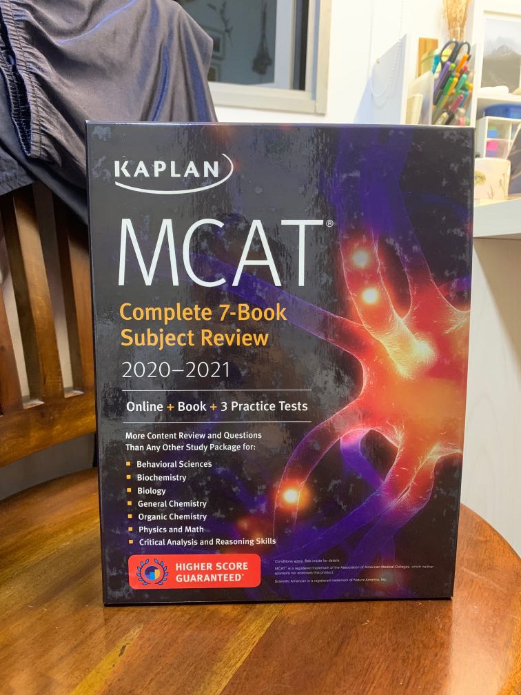 Kaplan MCAT Complete 7-book subject review, Hobbies & Toys, Books ...