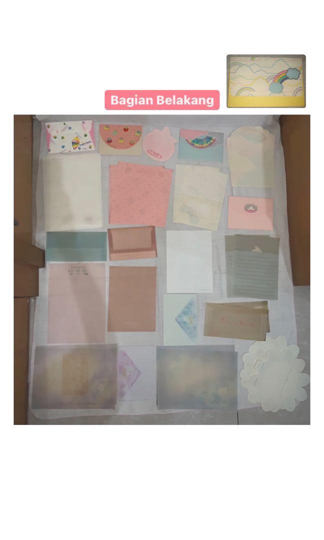 Kertas Surat + amplop - kertas surat lucu dan unik - SET D, Buku & Alat ...