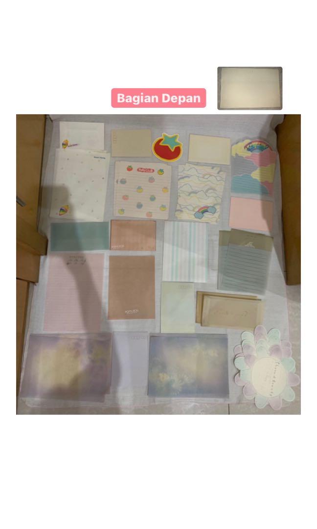 Kertas Surat + amplop - kertas surat lucu dan unik - SET D, Buku & Alat ...