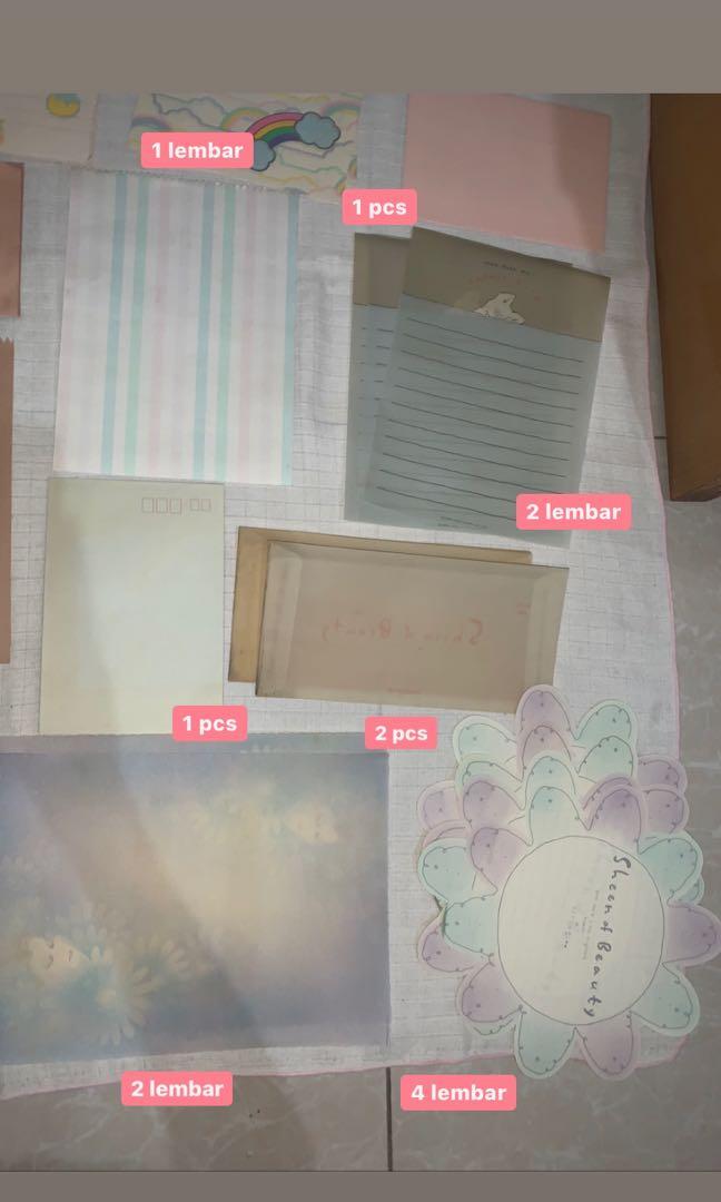 Kertas Surat + amplop - kertas surat lucu dan unik - SET D, Buku & Alat ...