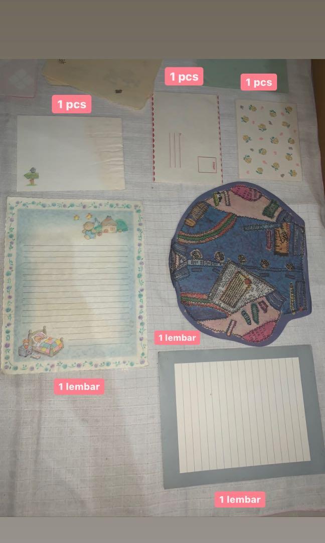 Kertas Surat + amplop - kertas surat lucu dan unik - love letter - SET ...