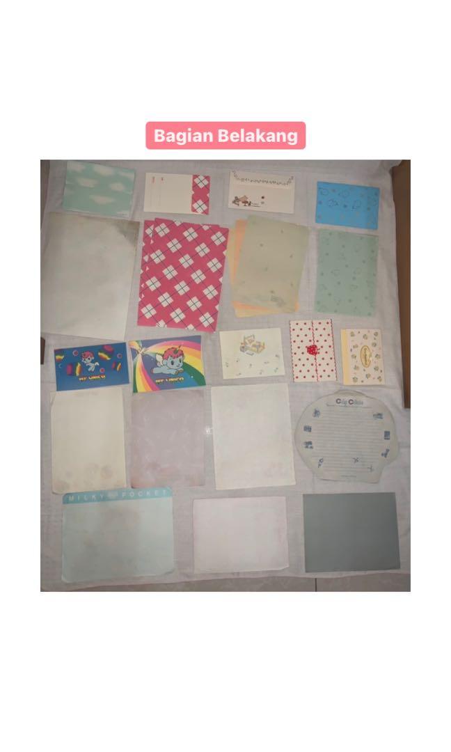 Kertas Surat + amplop - kertas surat lucu dan unik - love letter - SET ...