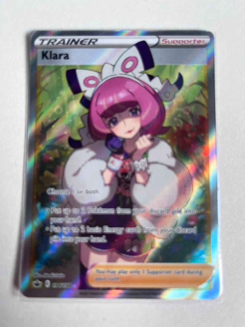 Klara Pokémon card, Hobbies & Toys, Toys & Games on Carousell