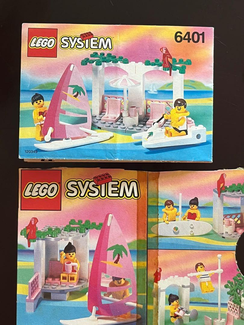Lego 6401 Seaside Cabana 1994 絕版, 興趣及遊戲, 玩具 & 遊戲類 - Carousell